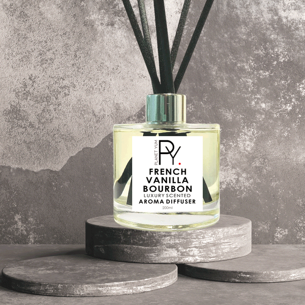 French Vanilla Bourbon Luxury Scented Aroma Diffuser by Planet Yum – PLANET YUM