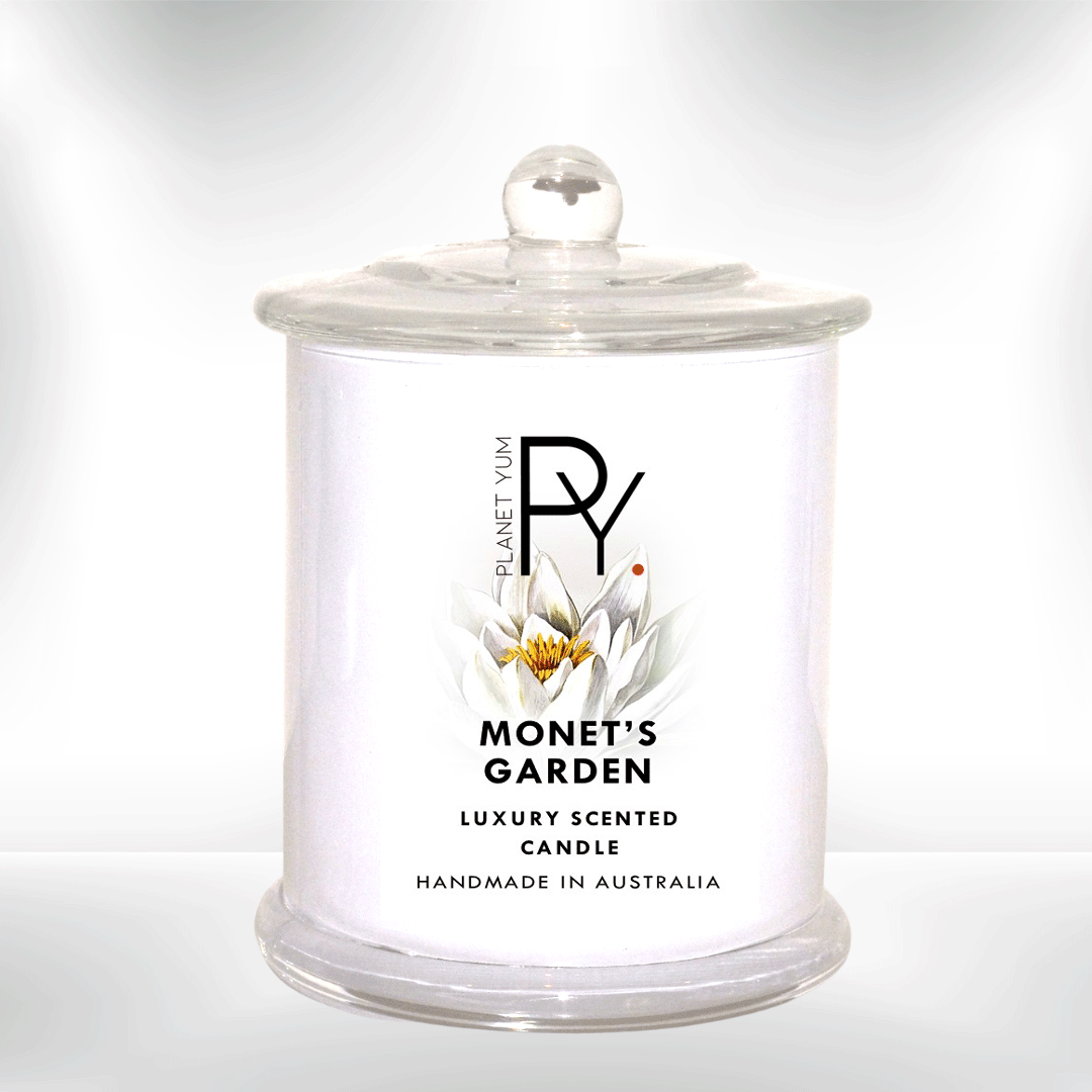 Monet's Garden Luxury Scented Candle by PLANET YUM | Australian Made