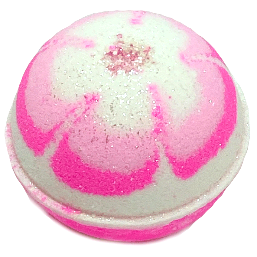 Bath Bombs | PINK FLOWER BOMB Bath Bomb Fizz - PLANET YUM