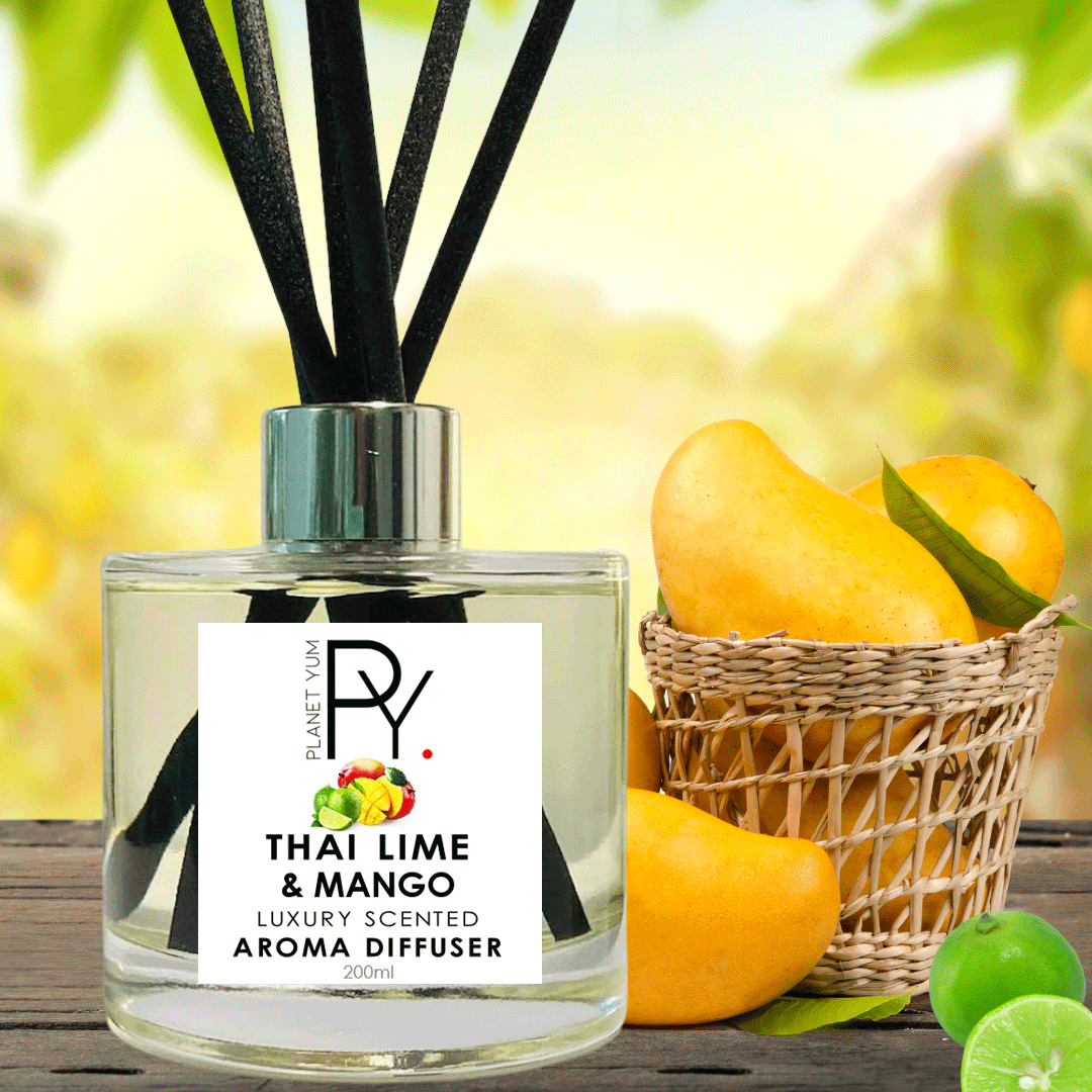 Thai Lime & Mango Luxury Scented Aroma Diffuser by Planet Yum – PLANET YUM