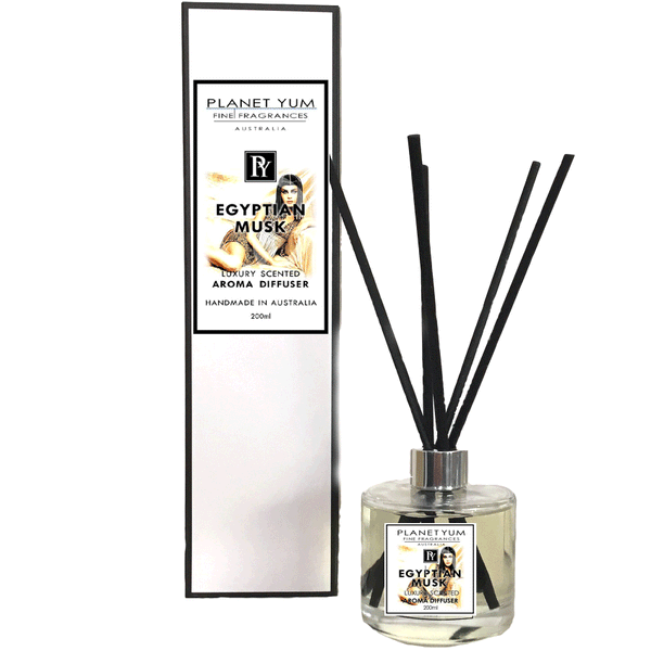 Reed Diffusers | Egyptian Musk Luxury Scented Reed Diffuser – PLANET YUM