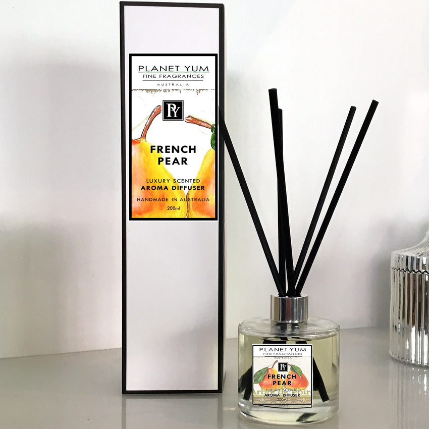 Reed Diffusers | French Pear Luxury Scented Reed Diffuser – PLANET YUM