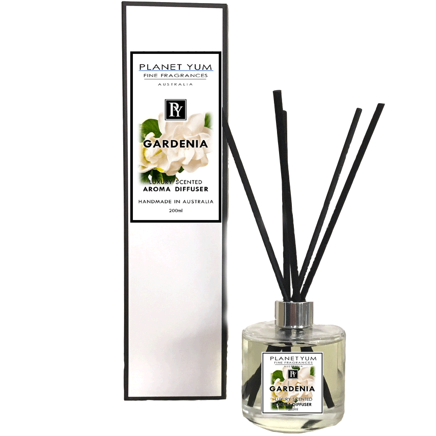 Reed Diffusers | Gardenia Luxury Scented Reed Diffuser – PLANET YUM